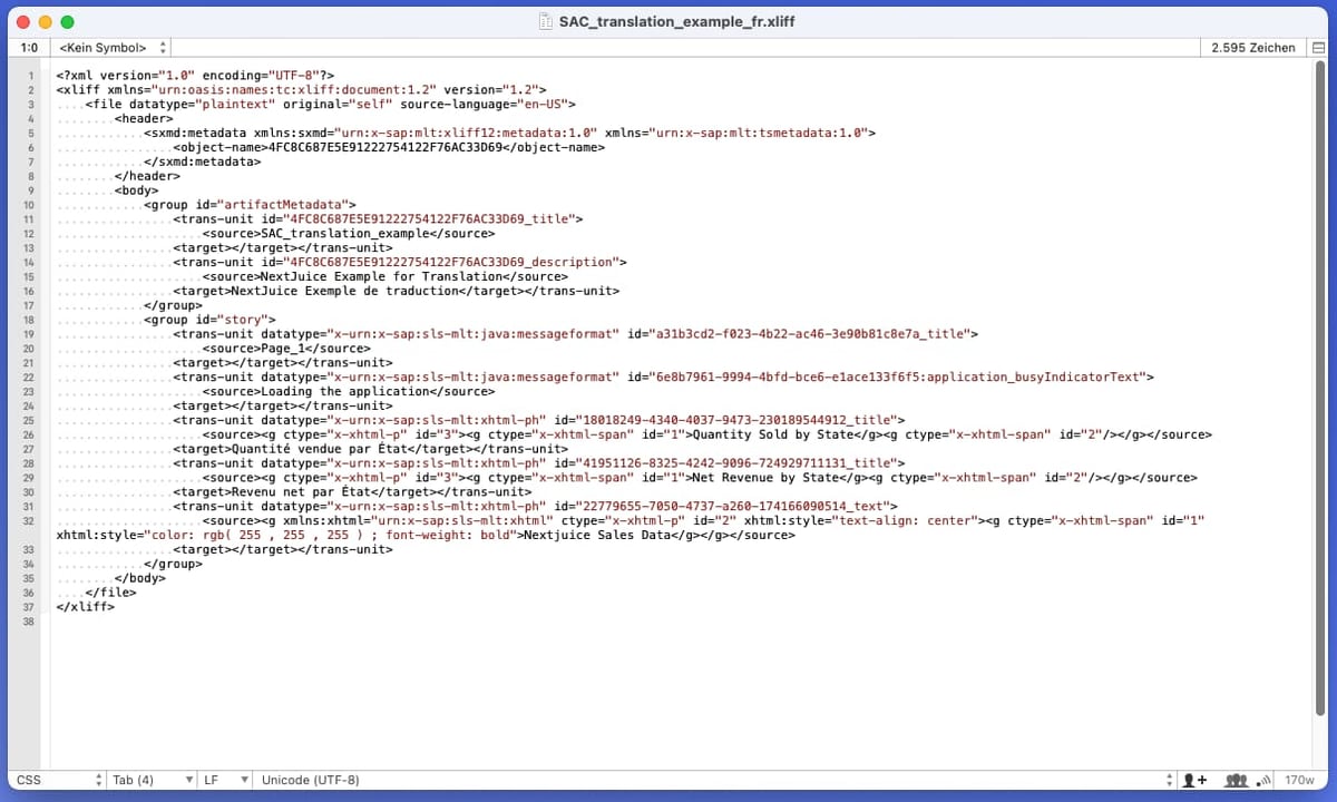 SAC Translation: Multi language reports in SAP Analytics Cloud